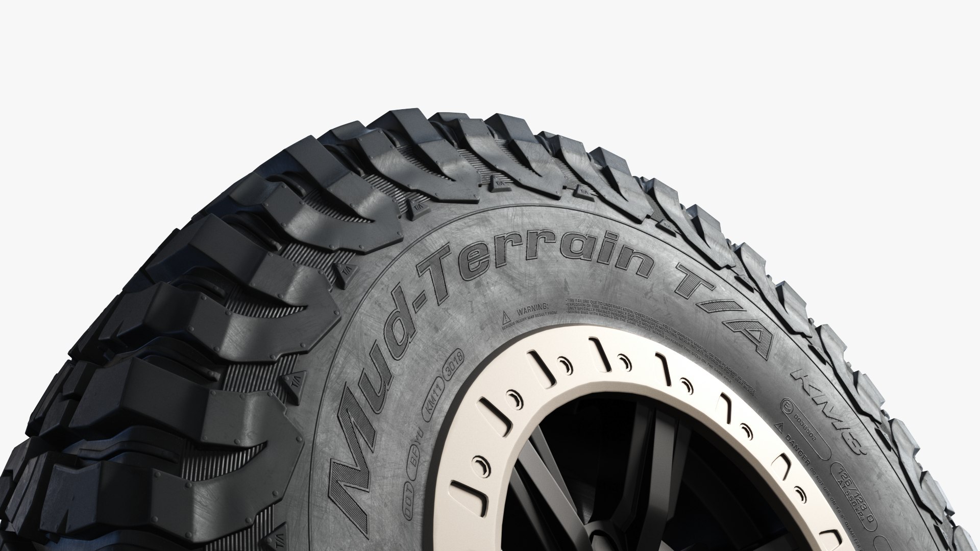 3D Model BFGoodrich MUD TERRAIN TA KM3 Tires - TurboSquid 2277449