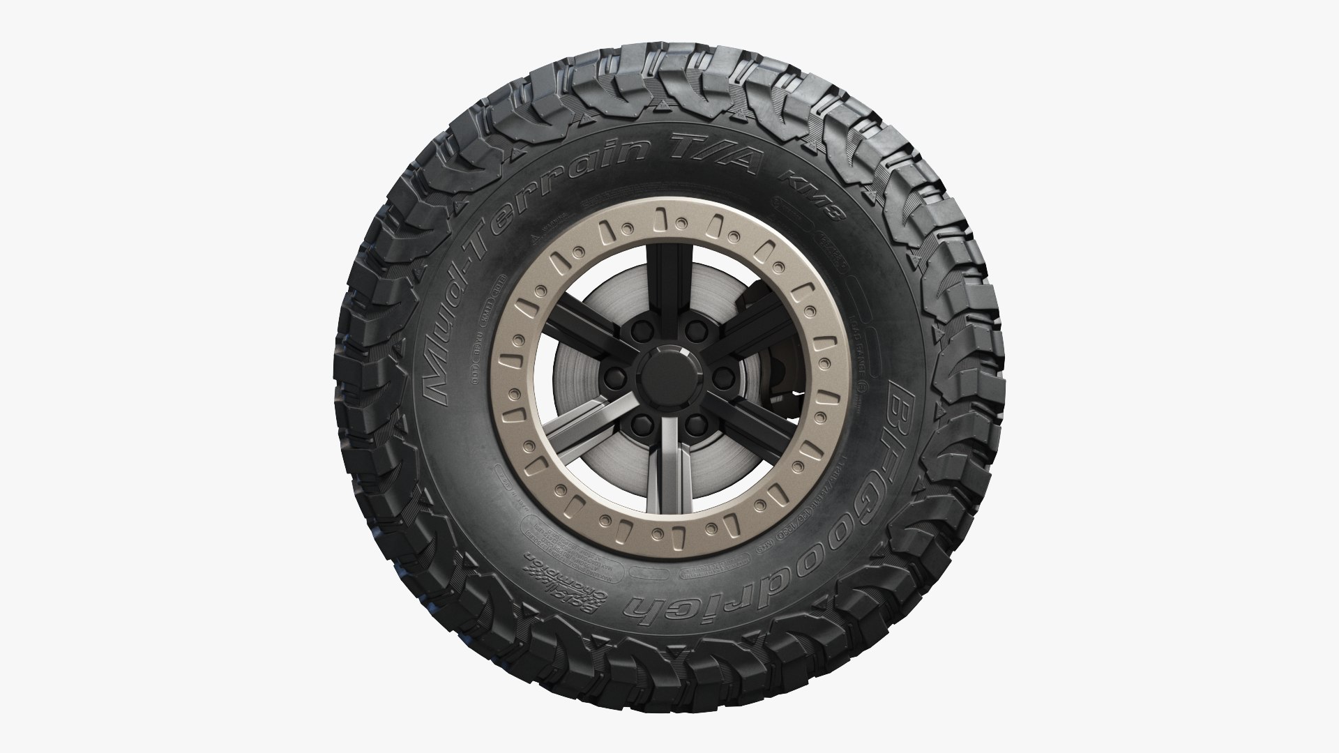 3D Model BFGoodrich MUD TERRAIN TA KM3 Tires - TurboSquid 2277449