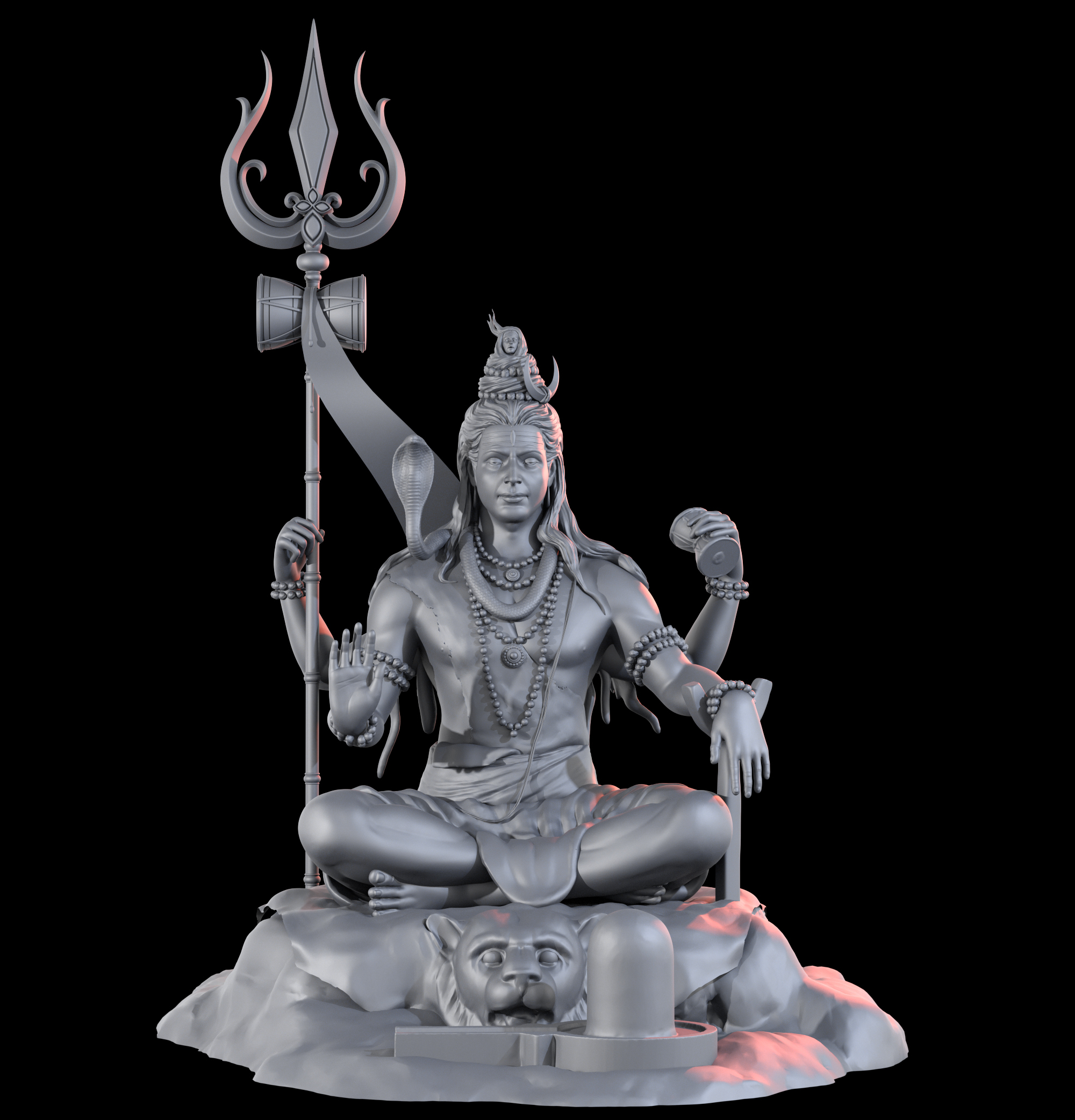3D Mahadev 01 - TurboSquid 1718542