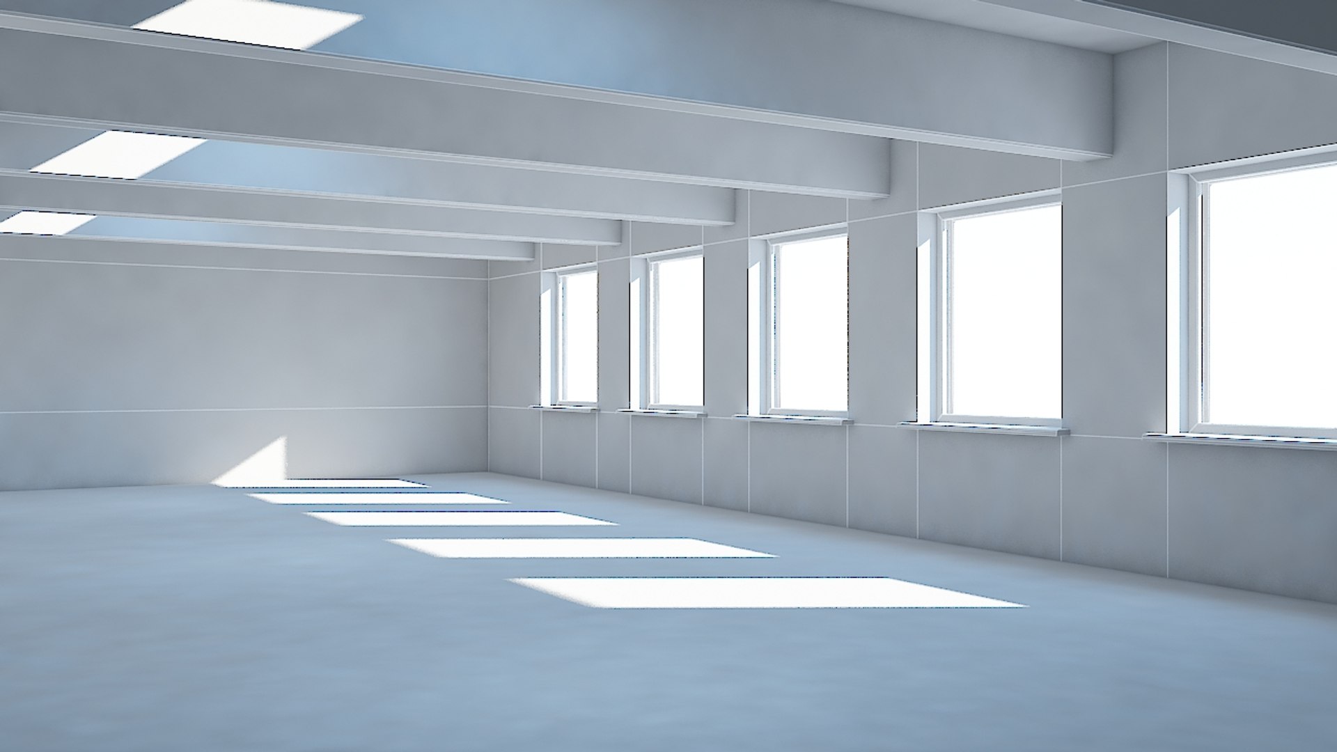 3d Model Industrial Room