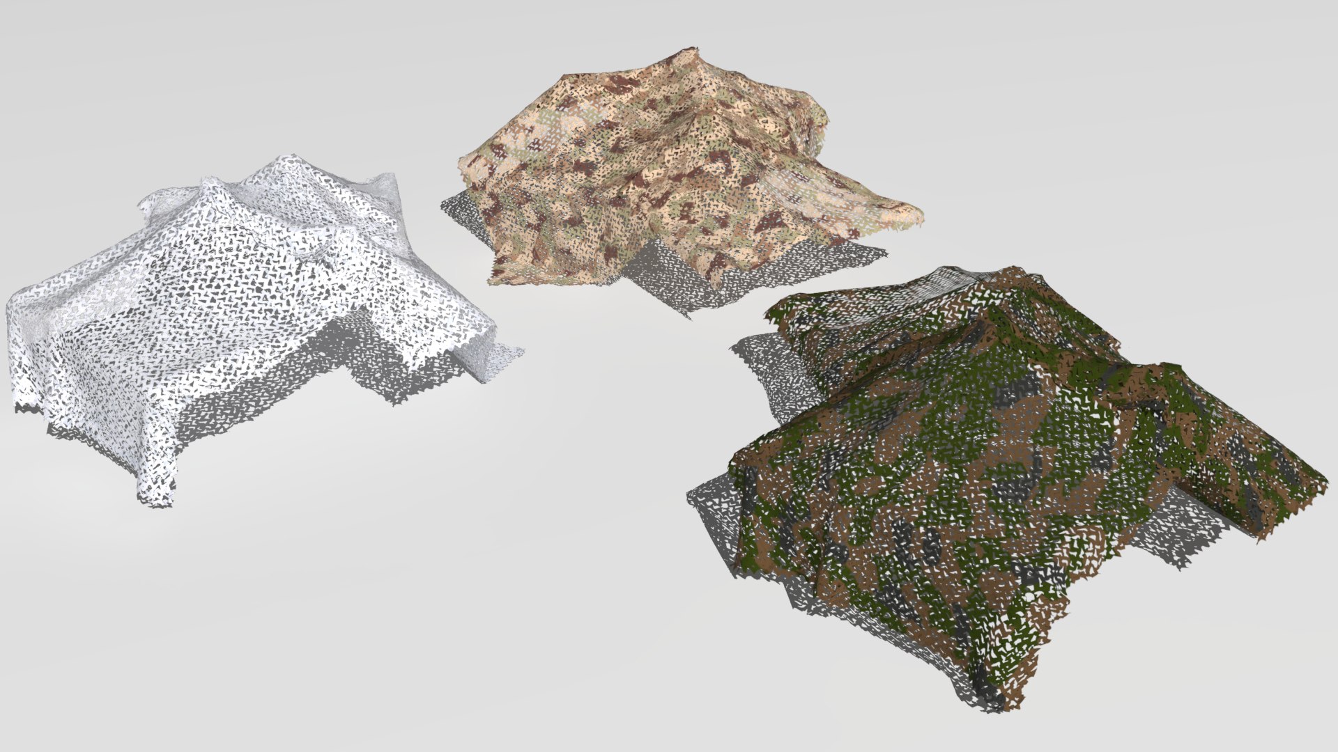 3D Camouflage Netting - TurboSquid 1908305