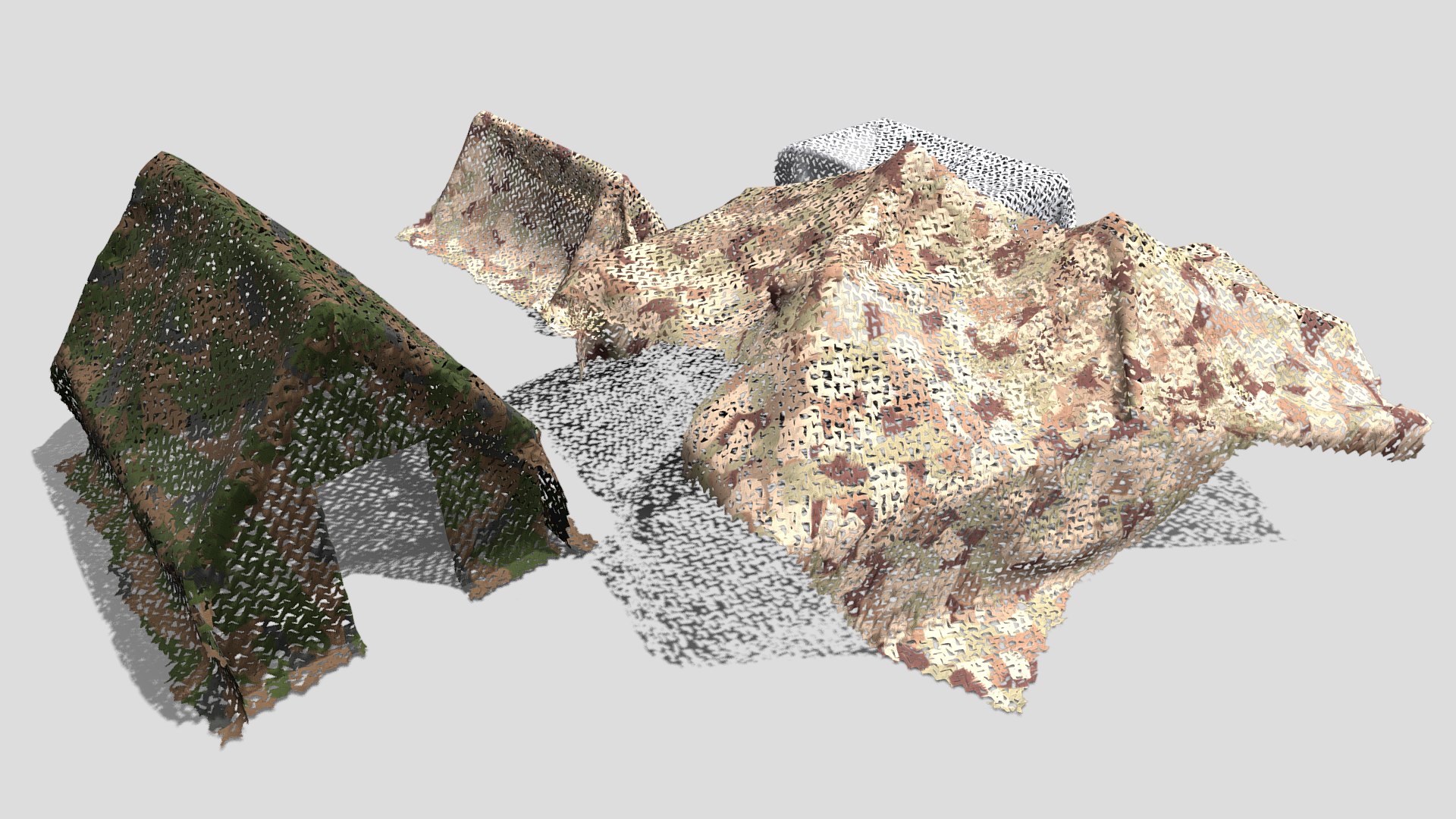 3D Camouflage Netting - TurboSquid 1908305