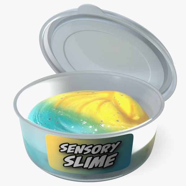 파란색 노란색 냄비 장난감 슬라임 3D 모델 - TurboSquid 2112970