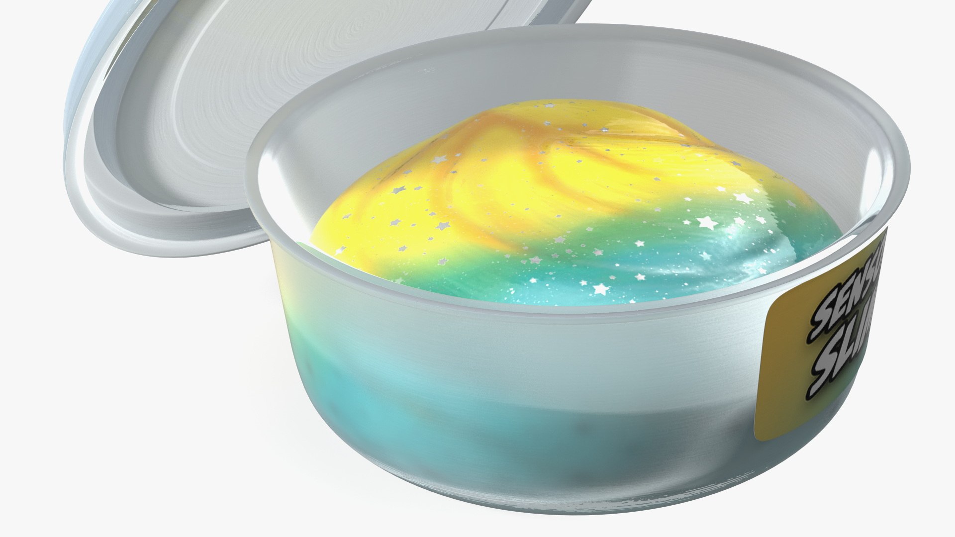 Blue Yellow Pot Toy Slimes 3D Model - TurboSquid 2112970