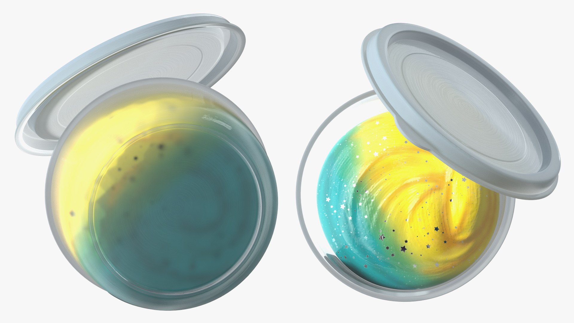 Blue Yellow Pot Toy Slimes 3D Model - TurboSquid 2112970