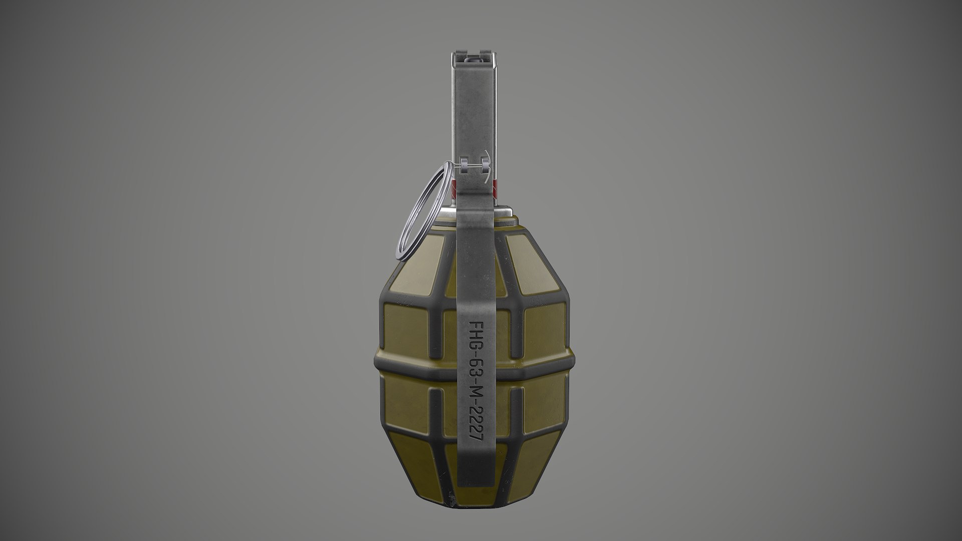 3D grenade frag - TurboSquid 1688887