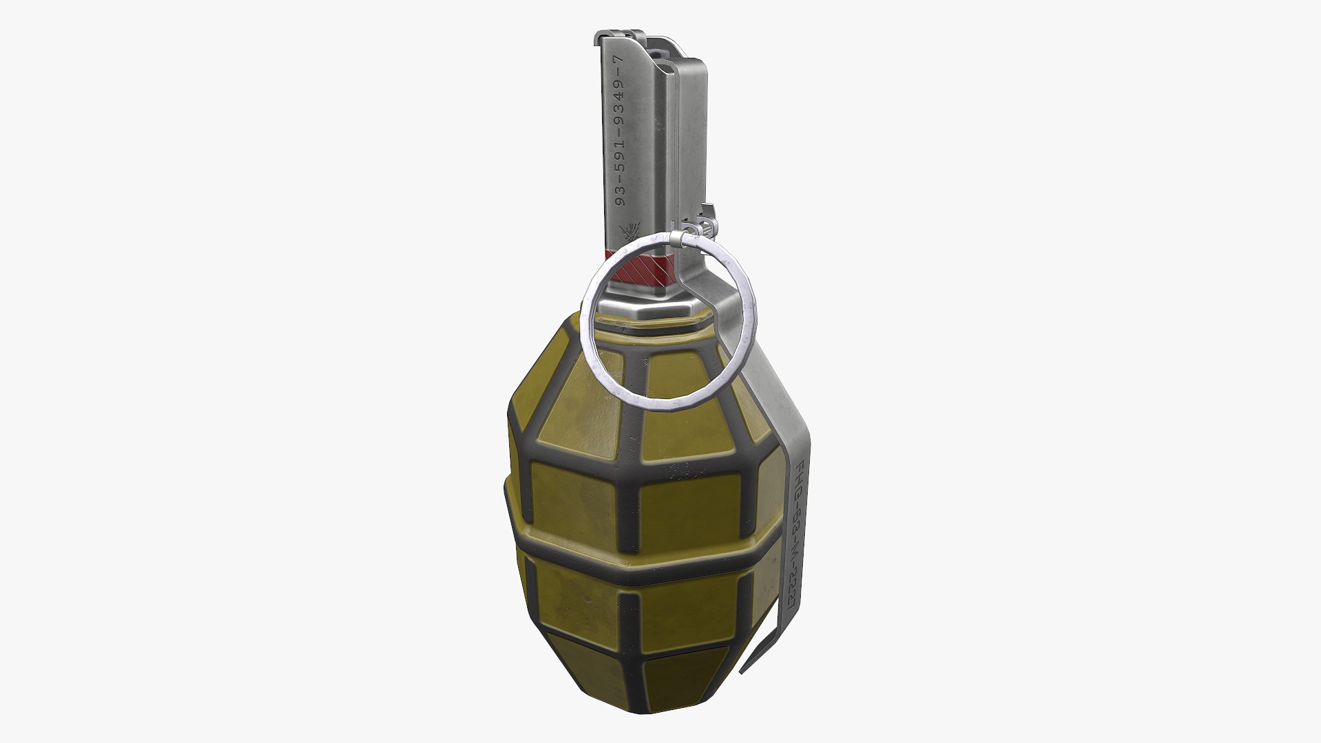 3D grenade frag - TurboSquid 1688887