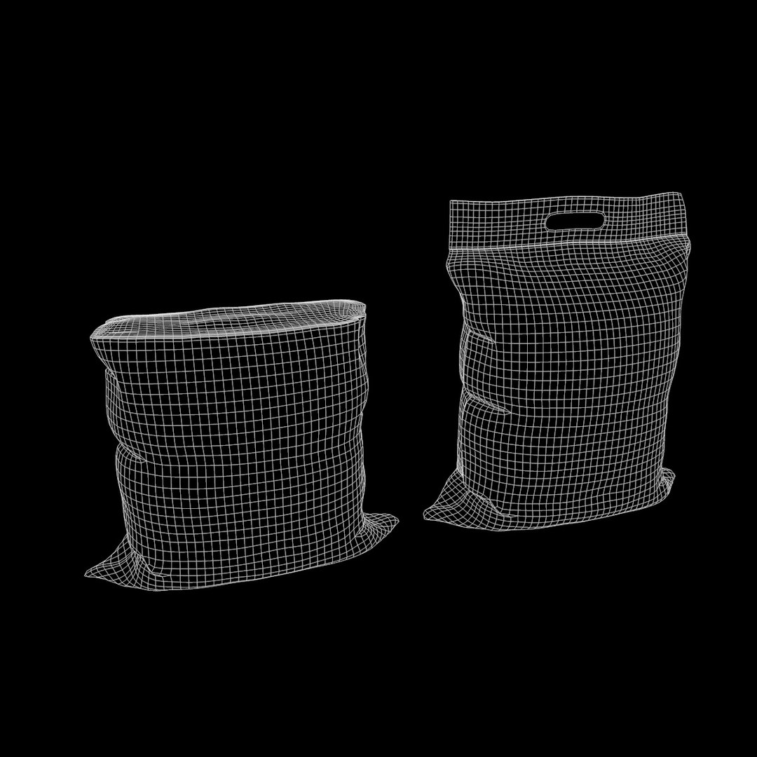 3d Granulated Sugar Bag