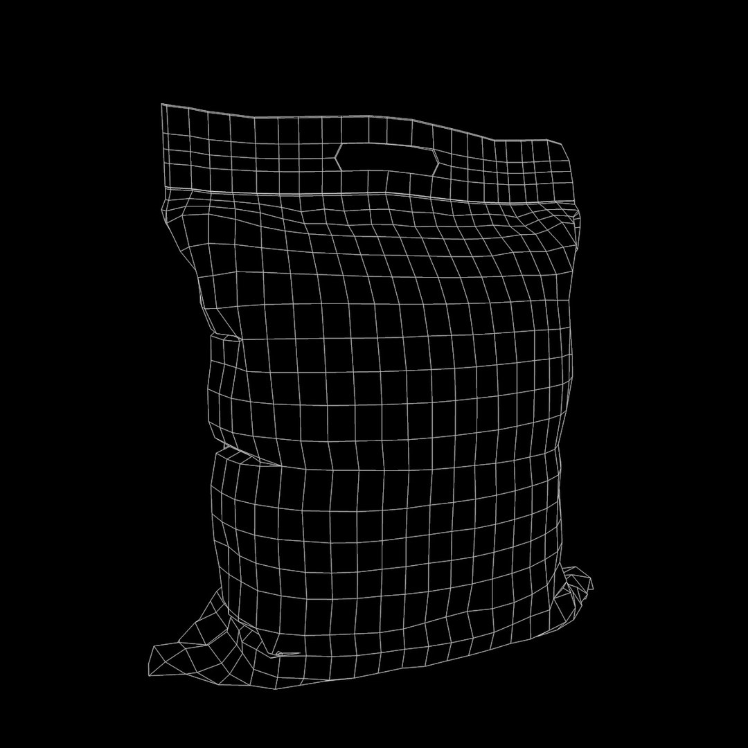 3d Granulated Sugar Bag