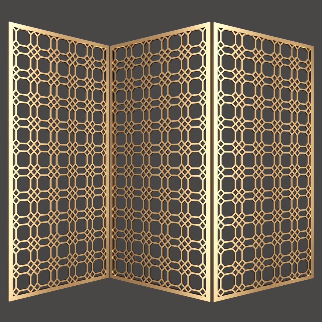 3D decorative partitions model - TurboSquid 1461699