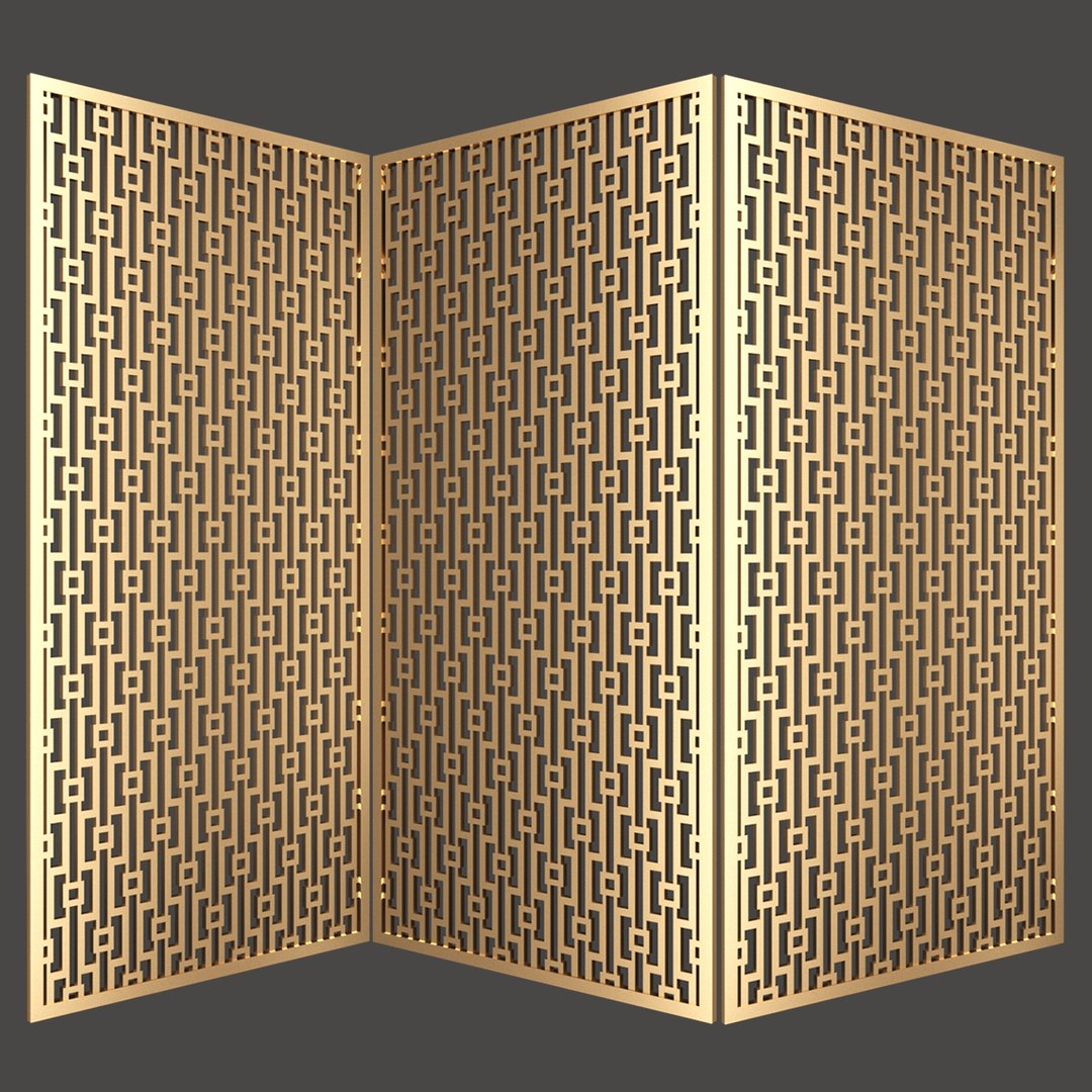 3D decorative partitions model - TurboSquid 1461699