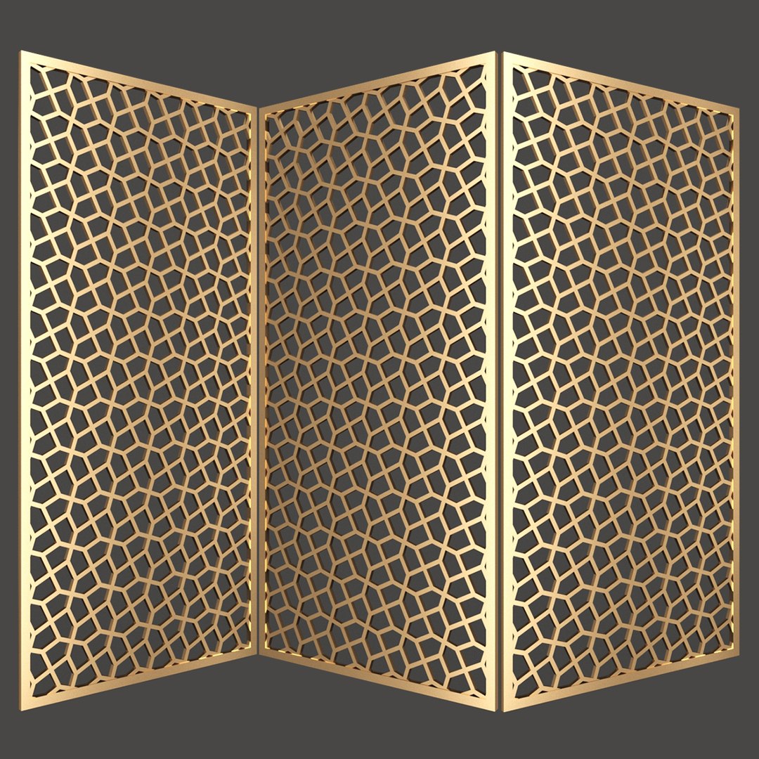 3D decorative partitions model - TurboSquid 1461699
