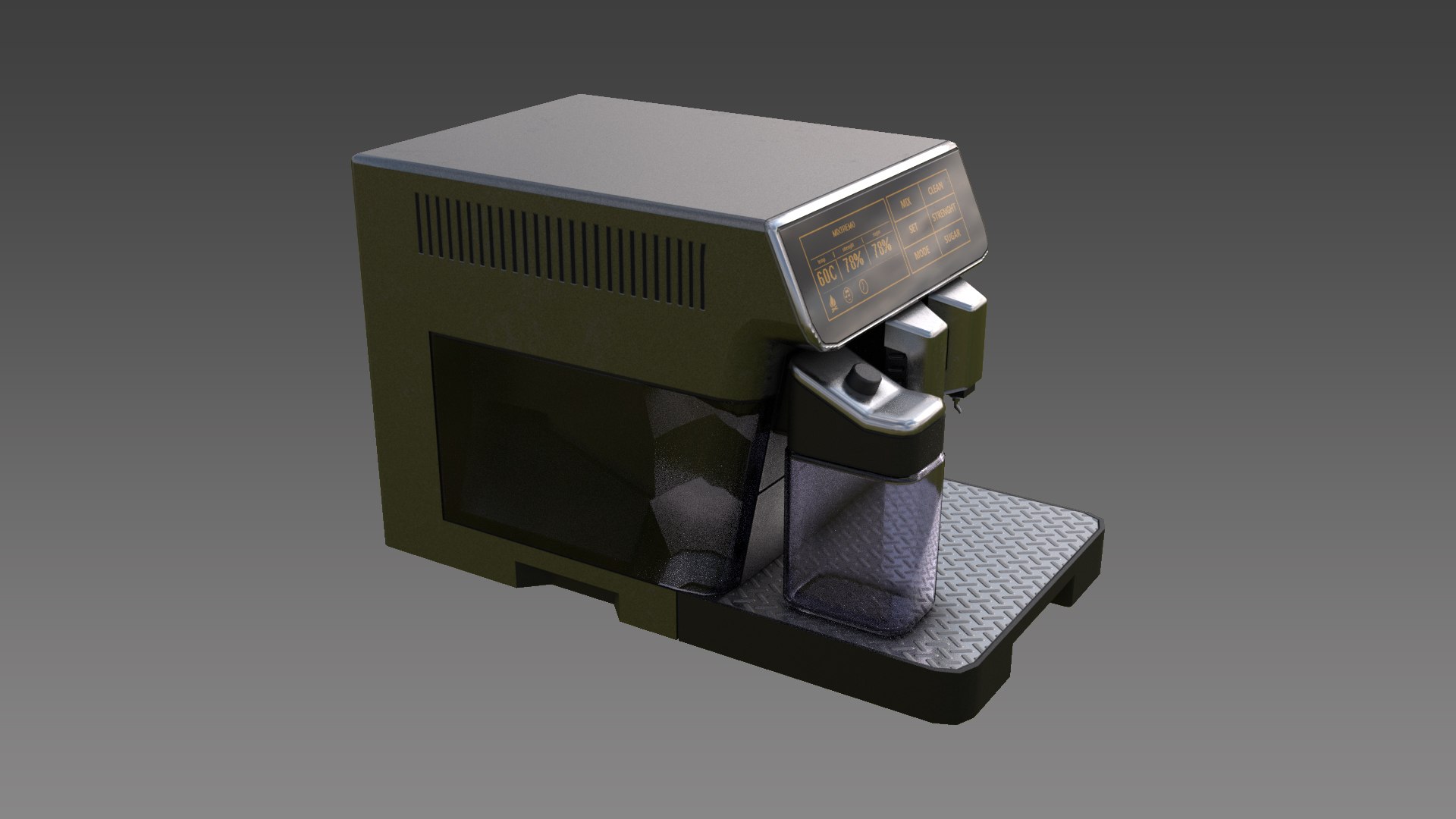 3D Coffee Machine Model - TurboSquid 1501119