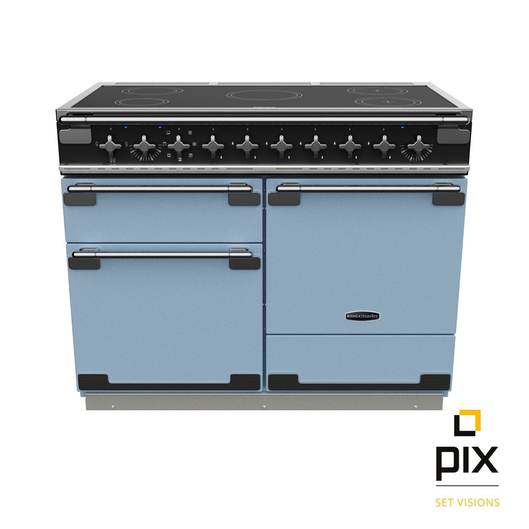 3d model realistic rangemaster elise range