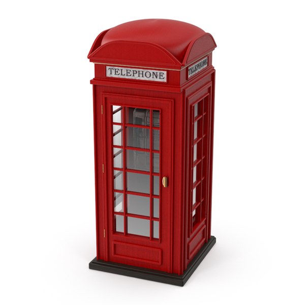 British Phone Booth model - TurboSquid 1926078