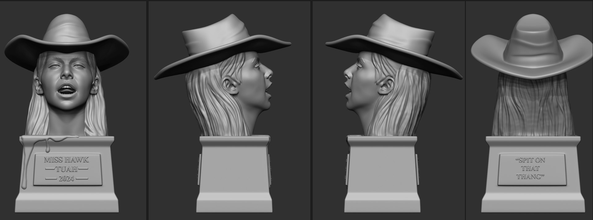 HAWK TUAH 3d Print Head 3D Model - TurboSquid 2309335