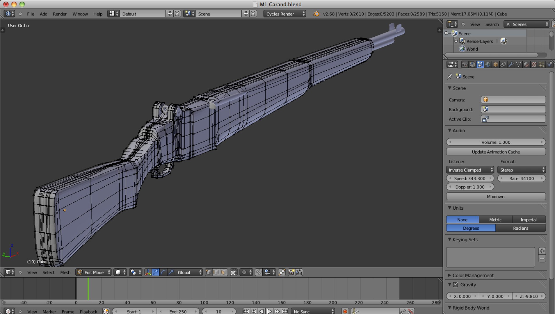 M1 Garand Rifle Blend