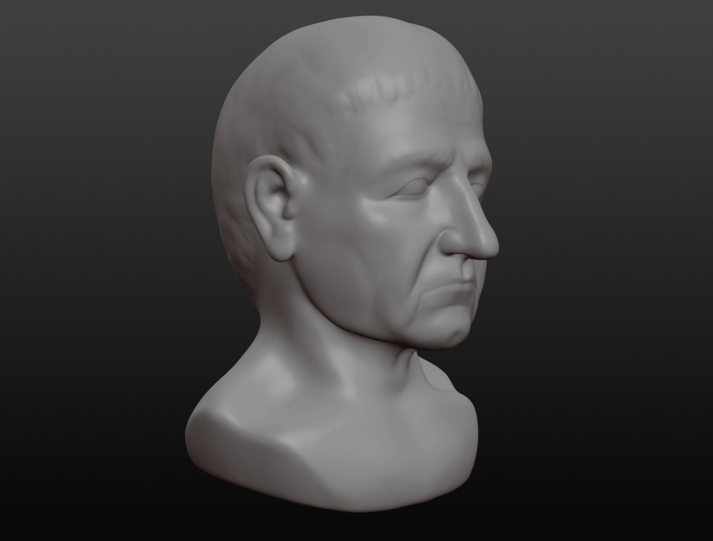 3D Aristotle Bust Model - TurboSquid 1421422
