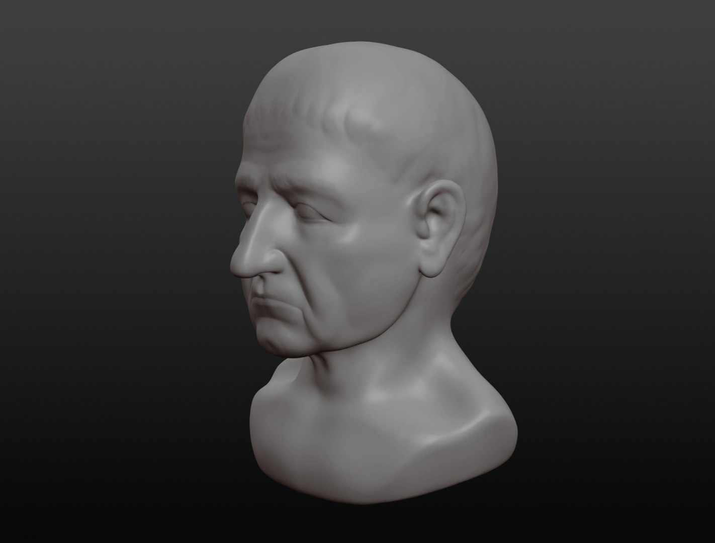 3D Aristotle Bust Model - TurboSquid 1421422