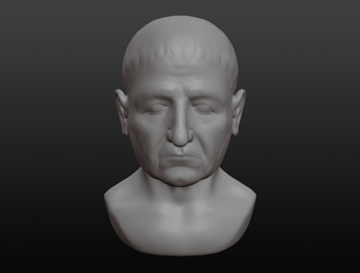 3D Aristotle Bust Model - TurboSquid 1421422