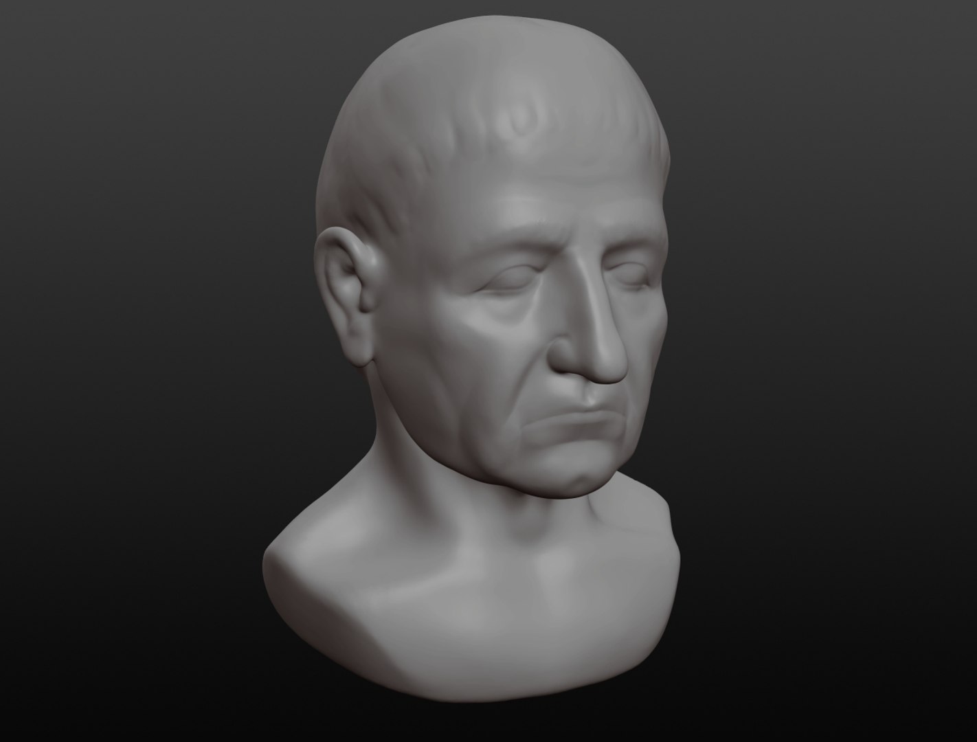 3D Aristotle Bust Model - TurboSquid 1421422