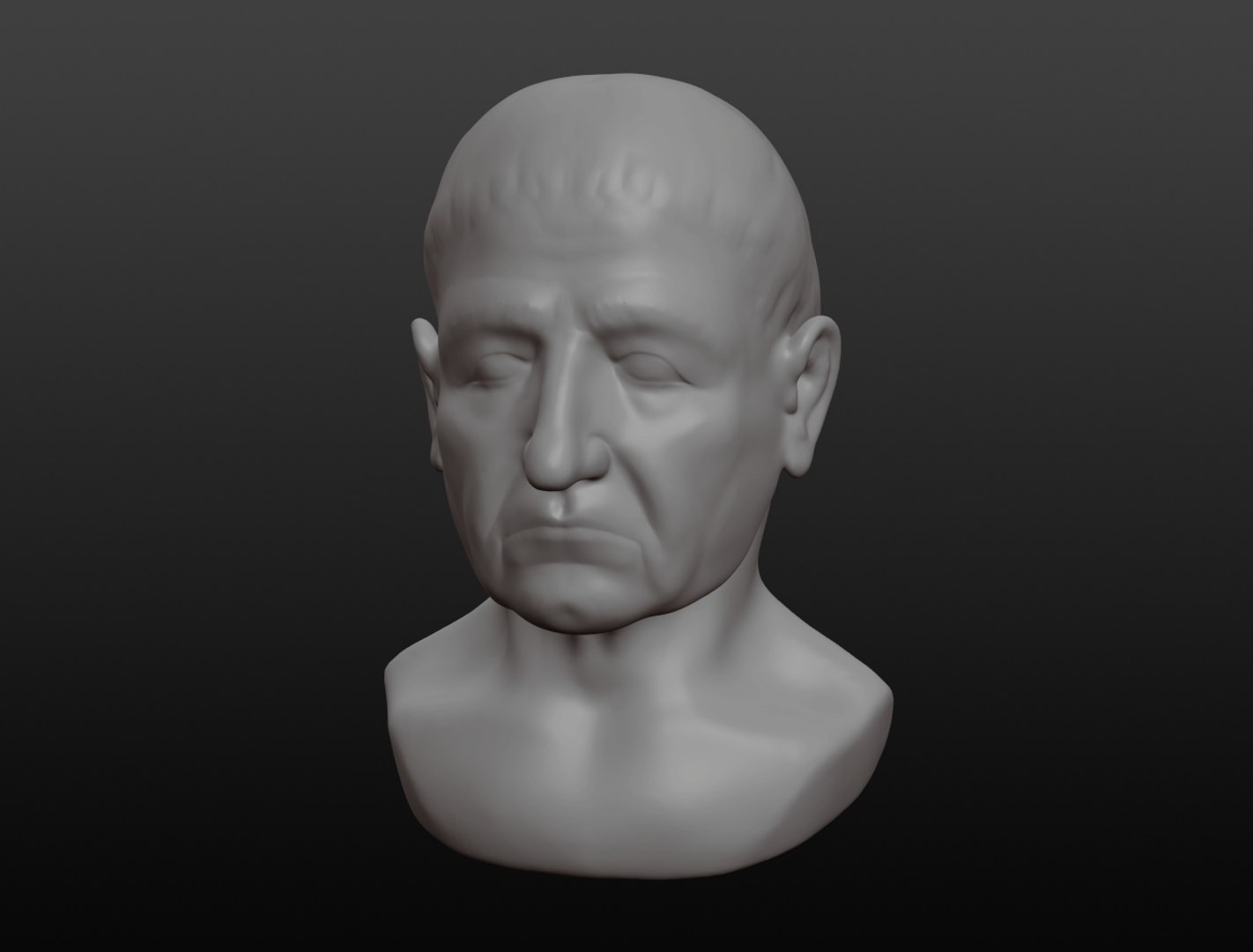 3D Aristotle Bust Model - TurboSquid 1421422