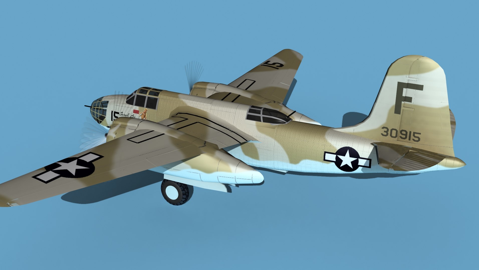 3D Model Douglas A-20A Havoc V05 - TurboSquid 1917664