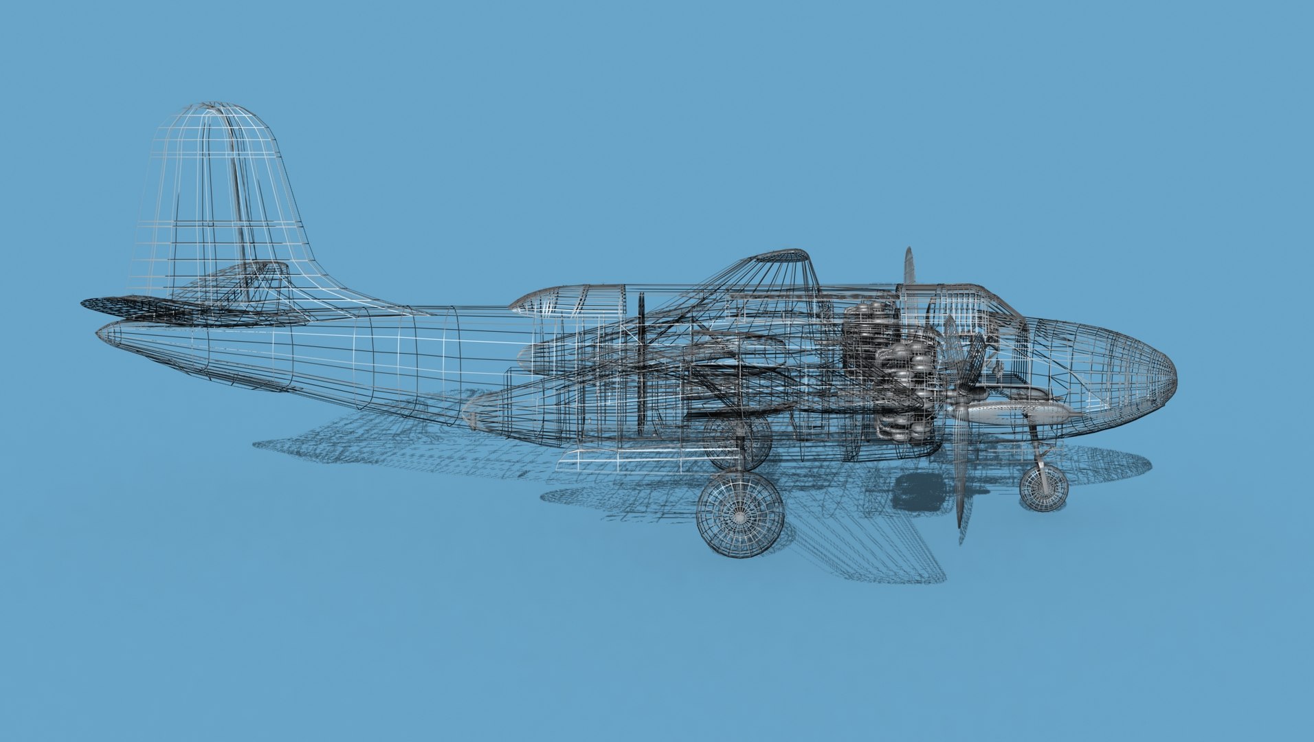 3D Model Douglas A-20A Havoc V05 - TurboSquid 1917664