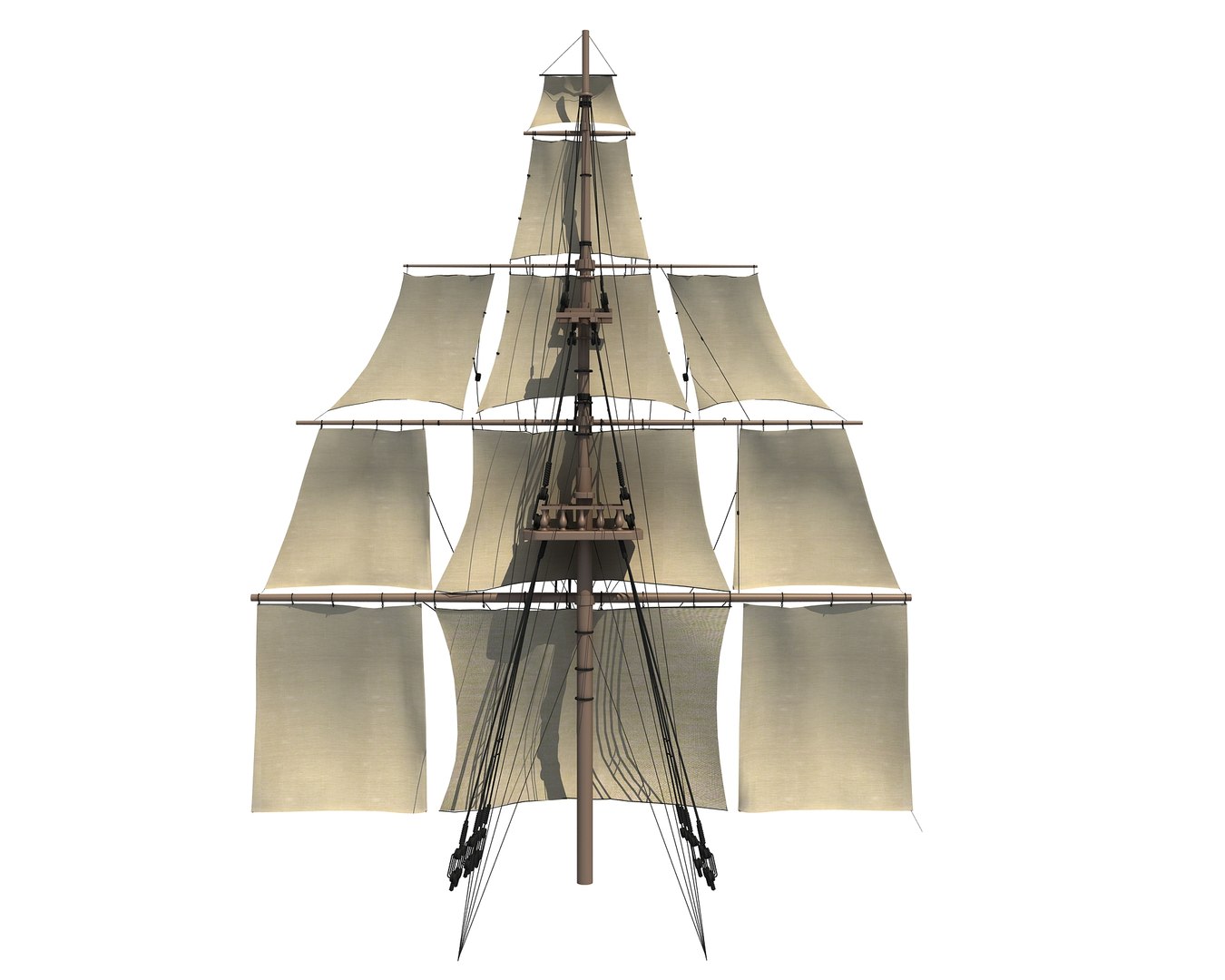 Sailing Ship Mast 3D Model - TurboSquid 1170988