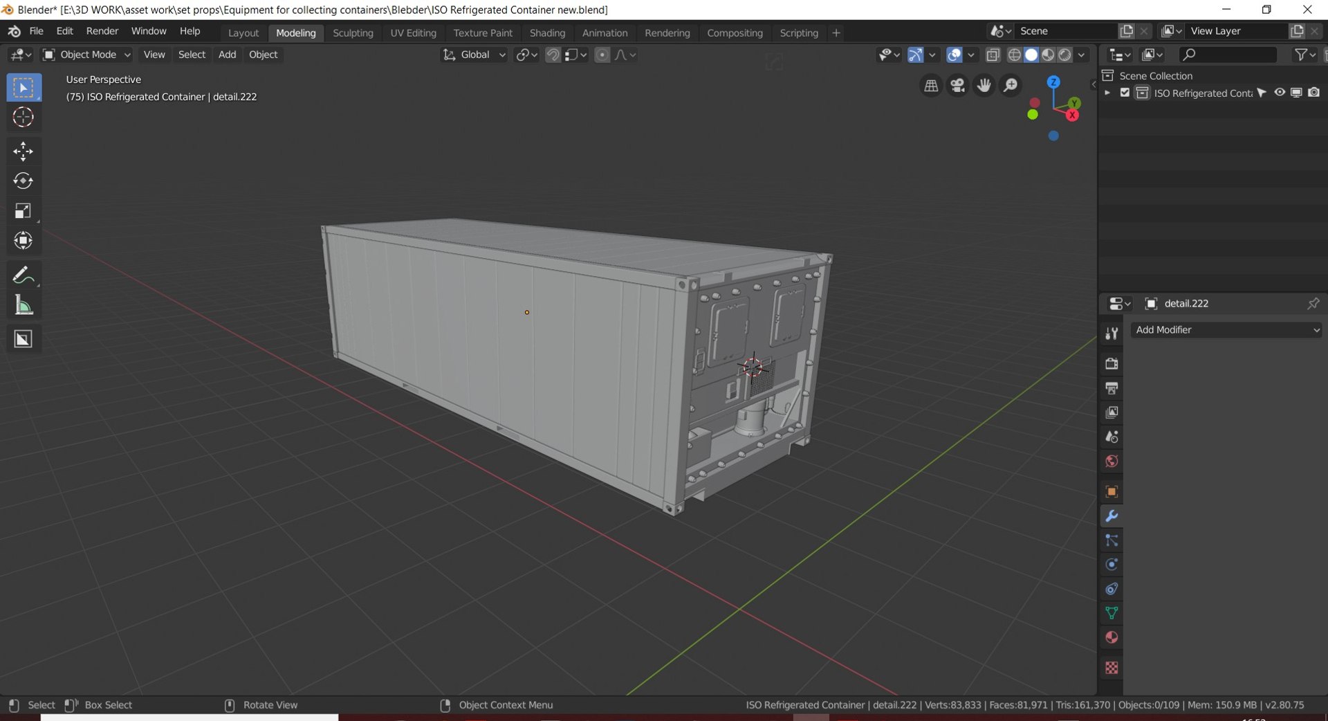 3D Model Iso Refrigerated Container - TurboSquid 1614448