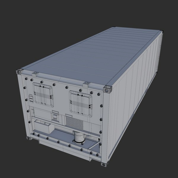 modelo 3d Contenedor refrigerado ISO - TurboSquid 1614448