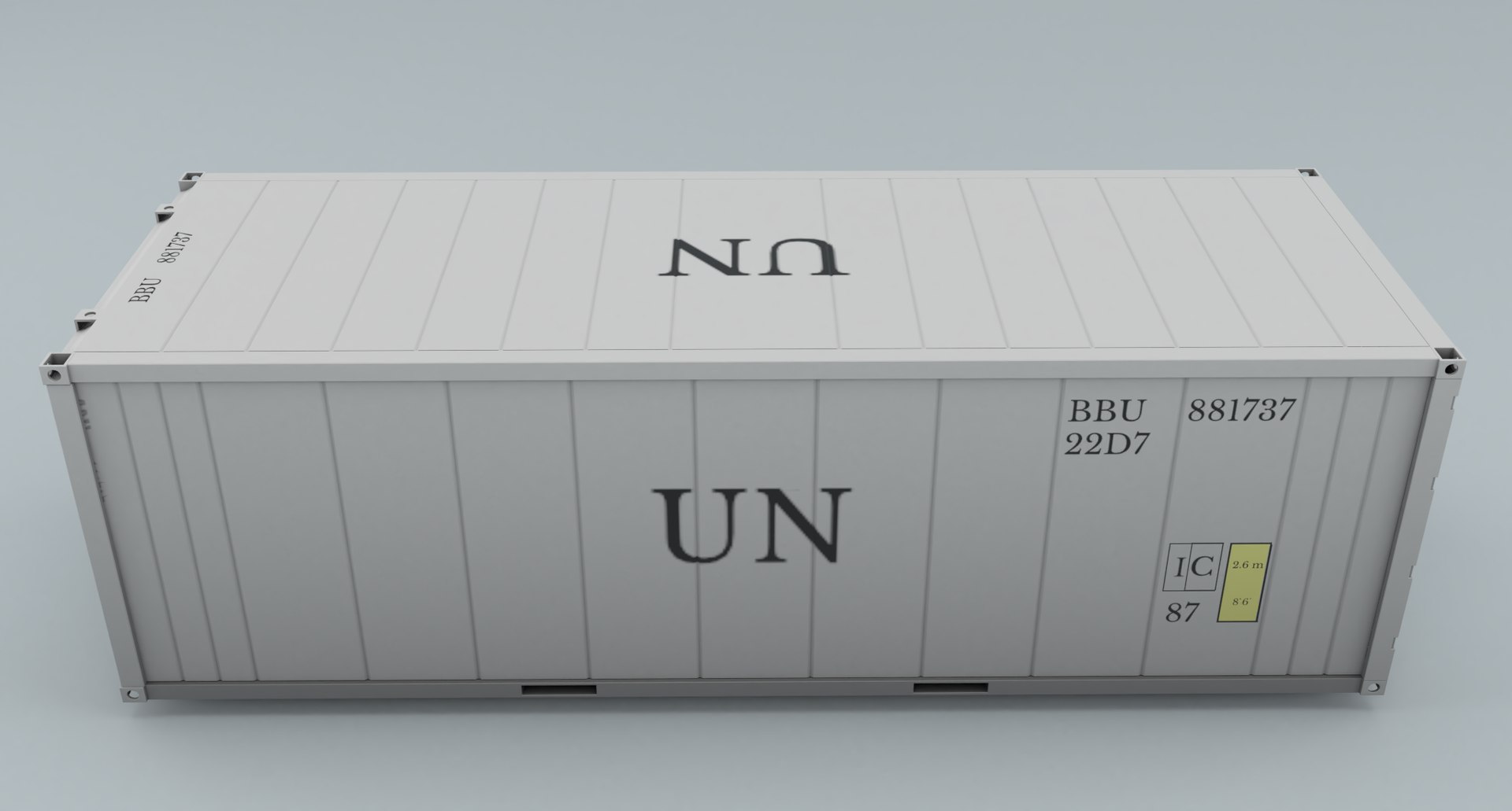 3D Model Iso Refrigerated Container - TurboSquid 1614448