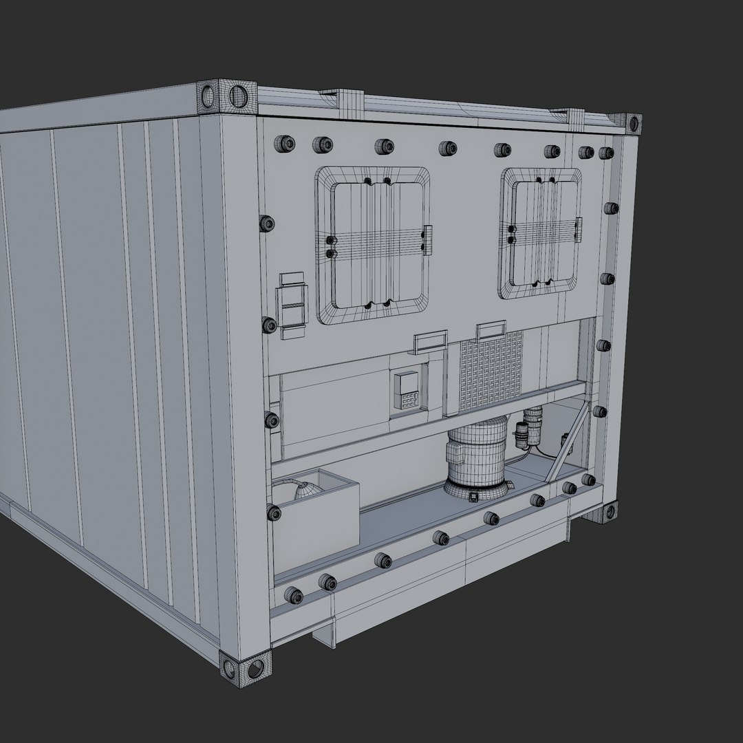 3D Model Iso Refrigerated Container - TurboSquid 1614448