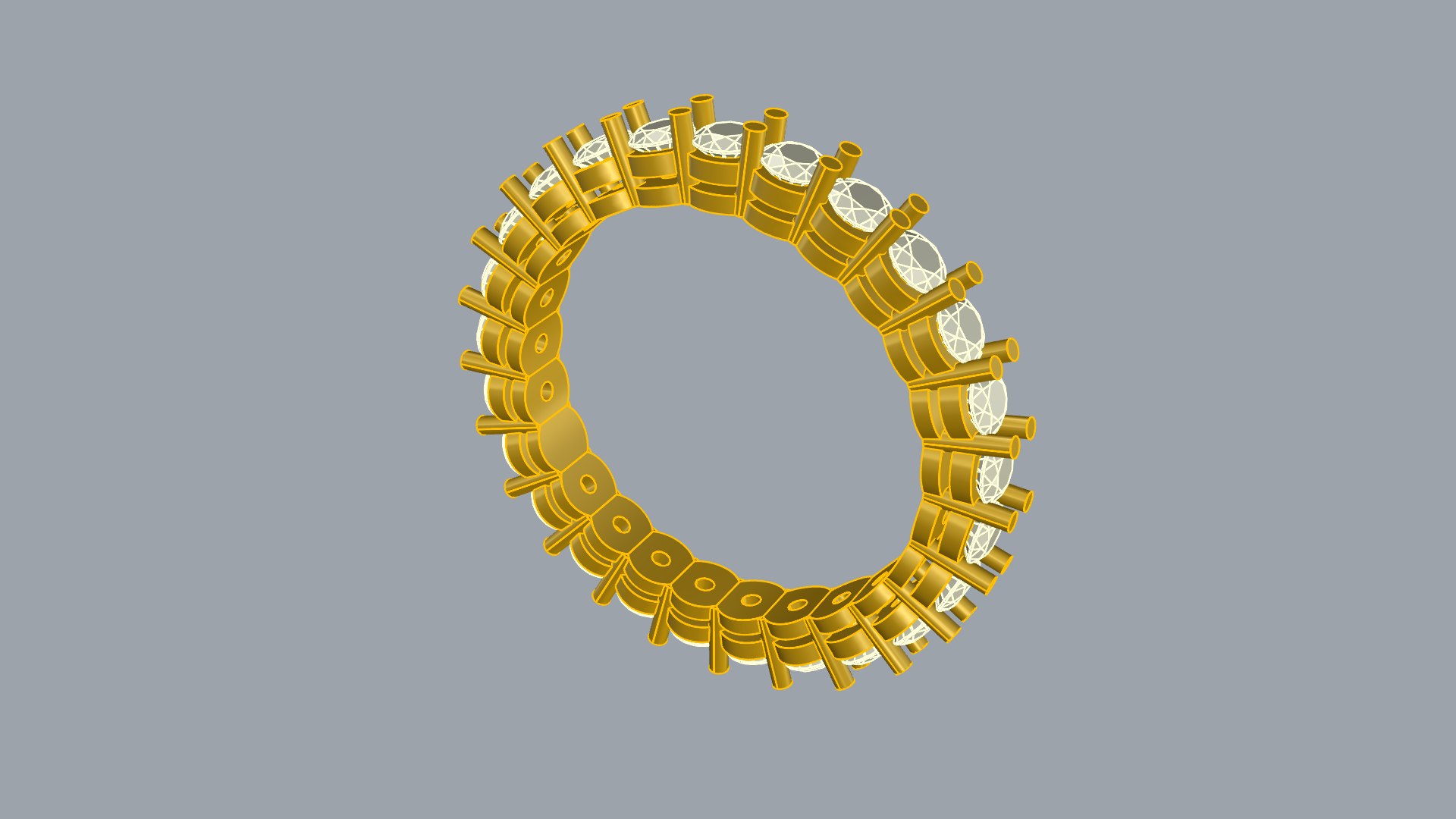 Modern Radiant Eternity Band JDBCo 3D Model - TurboSquid 2345645
