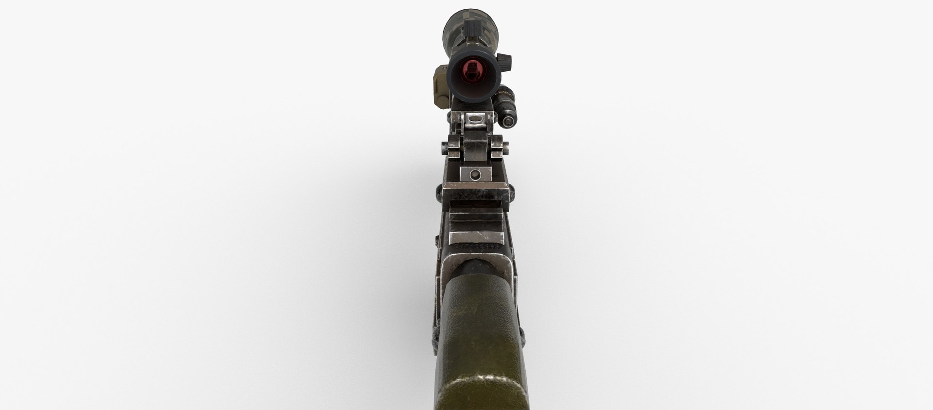 3D Concept Futuristic Assault Rifle Model - TurboSquid 1488259