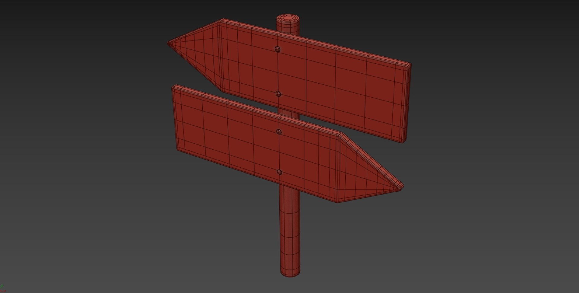 Wood Signboard 3D Model - TurboSquid 1855307