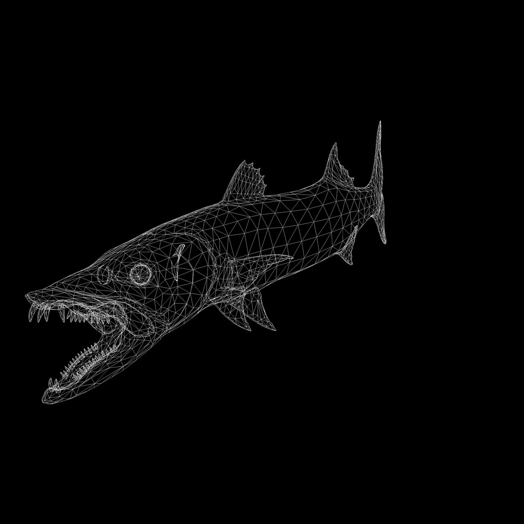 FISH BARRACUDA MONSTER HUNTER 3D - TurboSquid 2210928