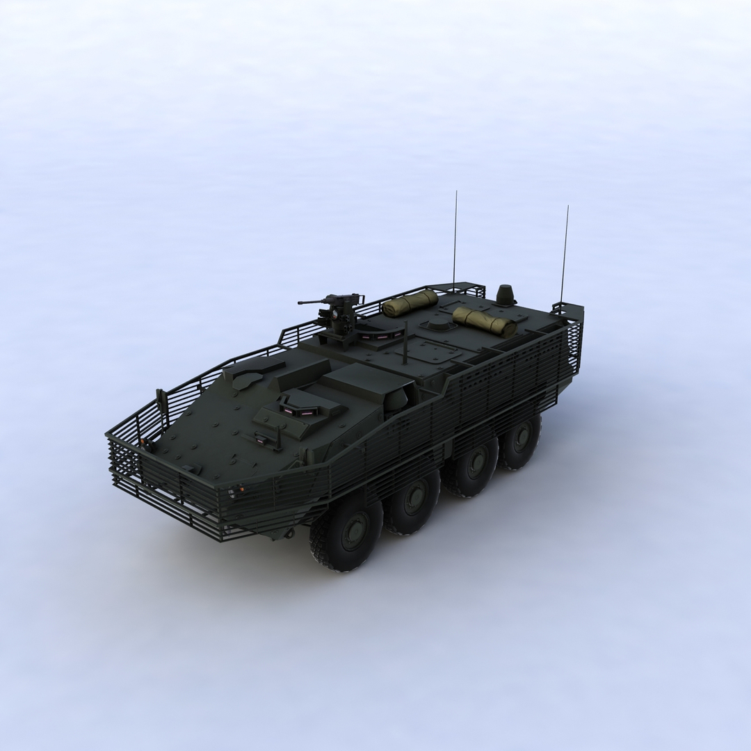 3d model buffalo m1114 m113 m1a2