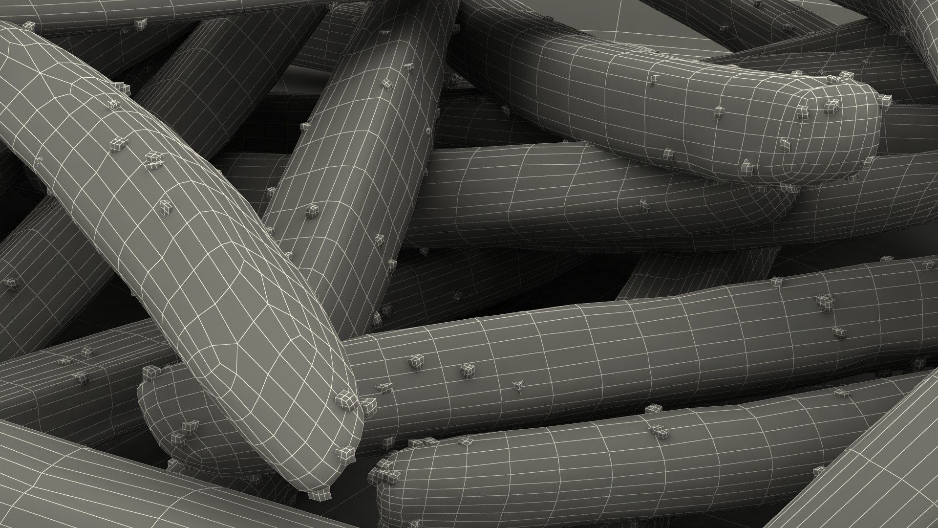 French Fries On Plate 3D Model - TurboSquid 2389397