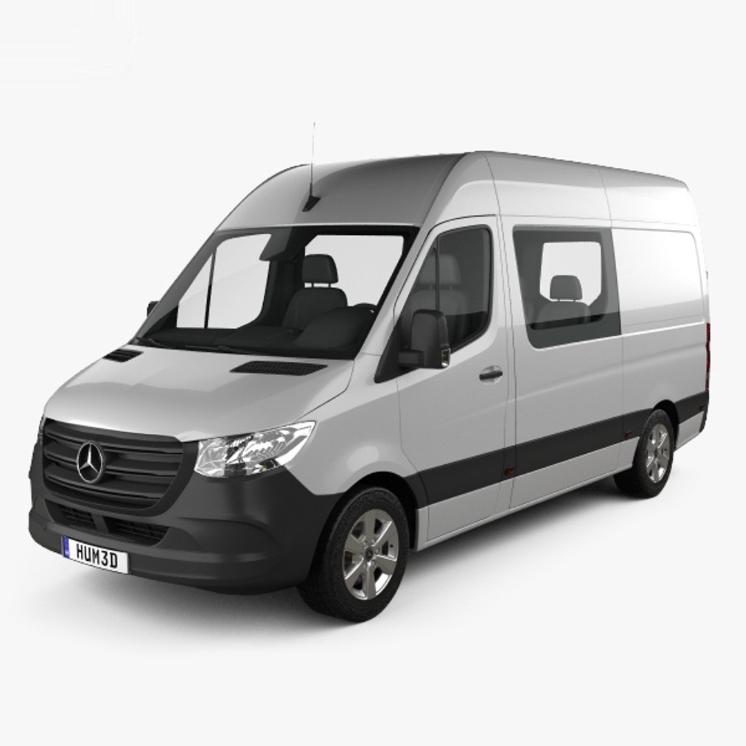 modelo 3d Mercedes-Benz Sprinter Crew Van L2H2 2019 - TurboSquid 1480927