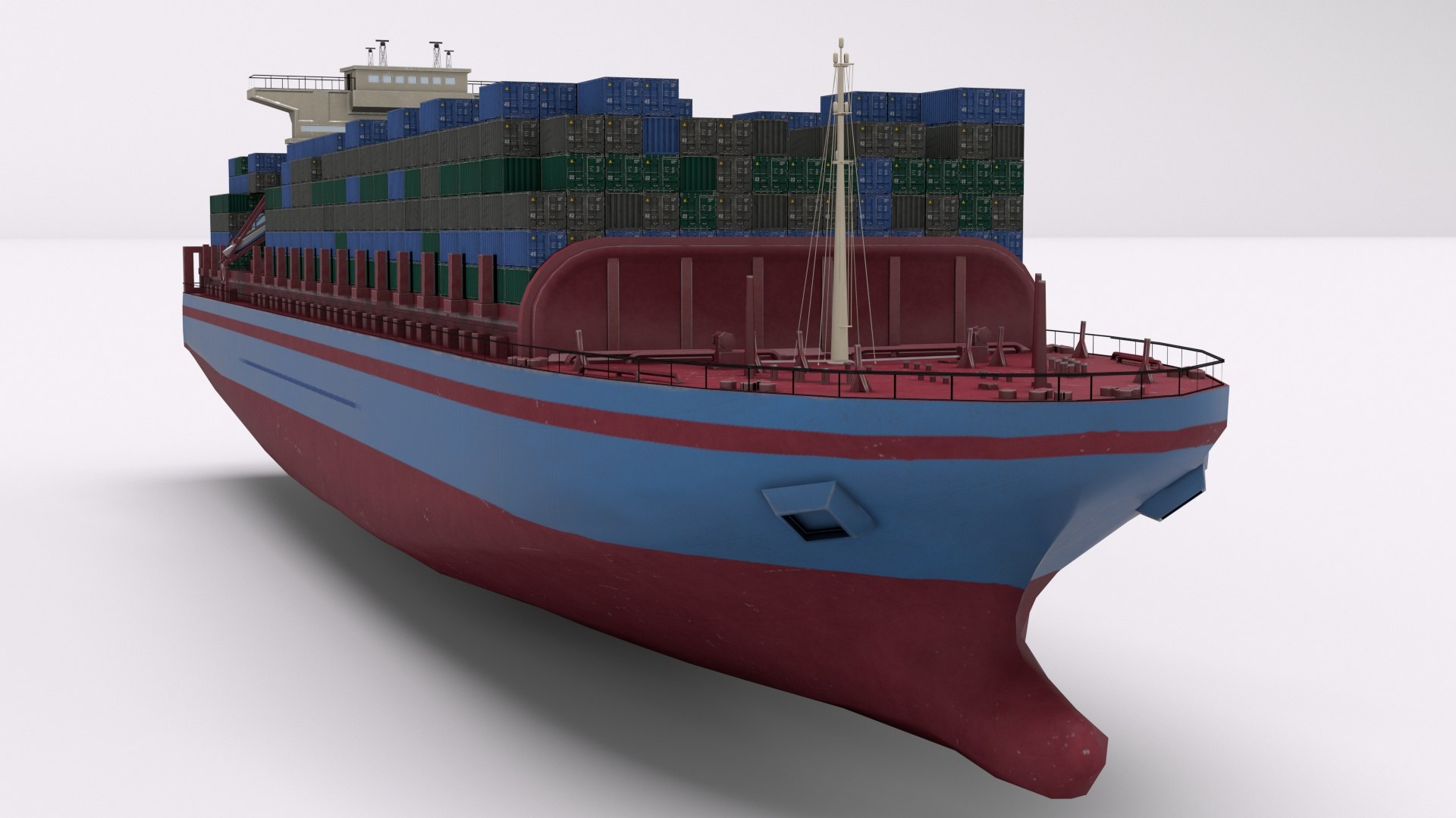 Container Ship 3D - TurboSquid 1968467