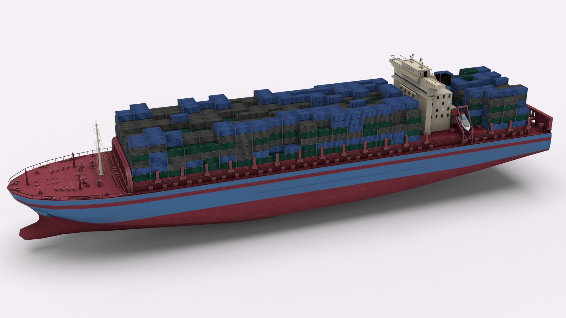 Container Ship 3D - TurboSquid 1968467