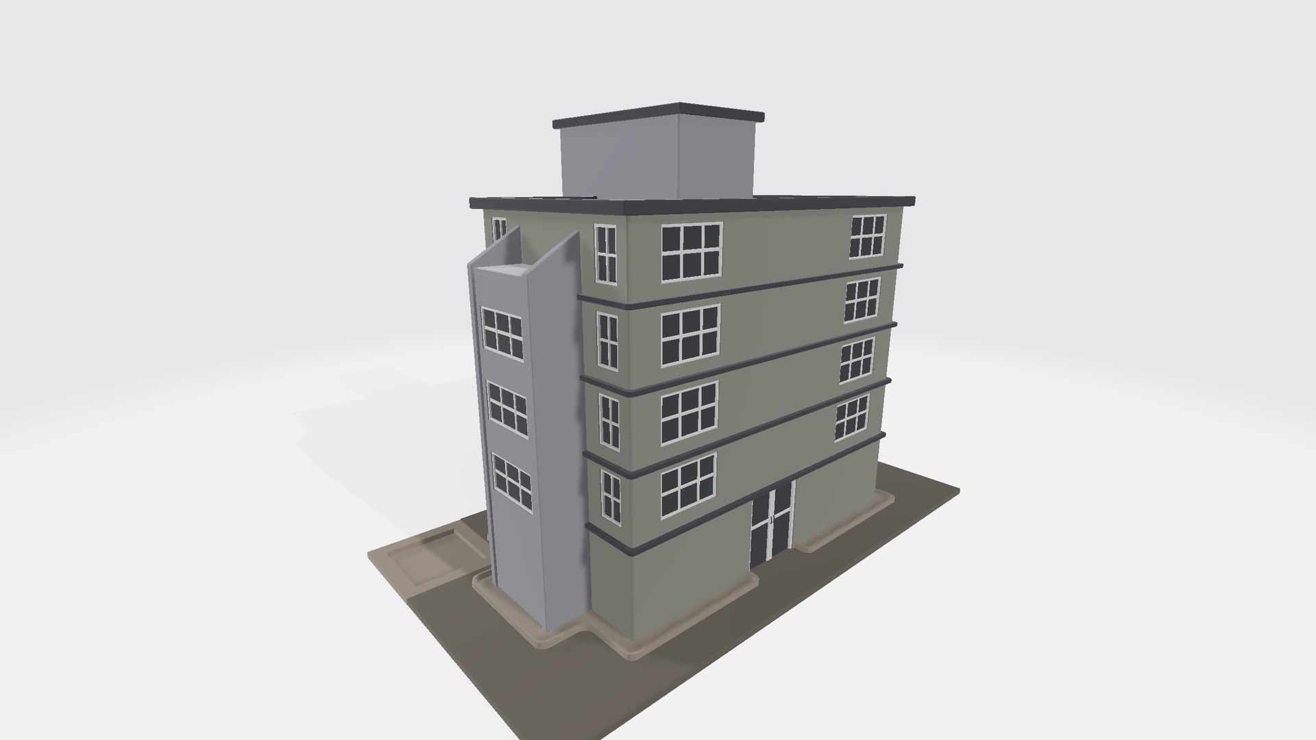 3D The American Red Cross Building Model - TurboSquid 2343242