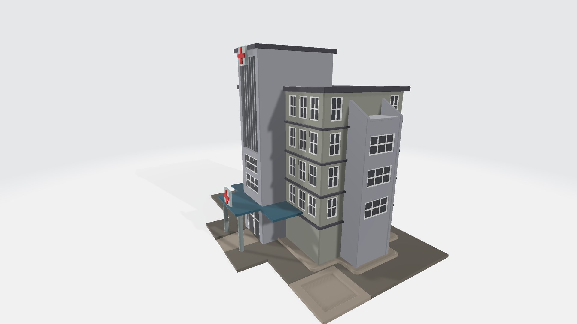 3D The American Red Cross Building Model - TurboSquid 2343242