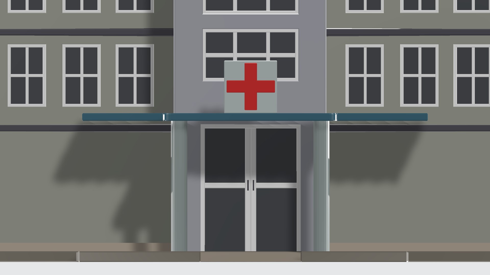 3D The American Red Cross Building Model - TurboSquid 2343242