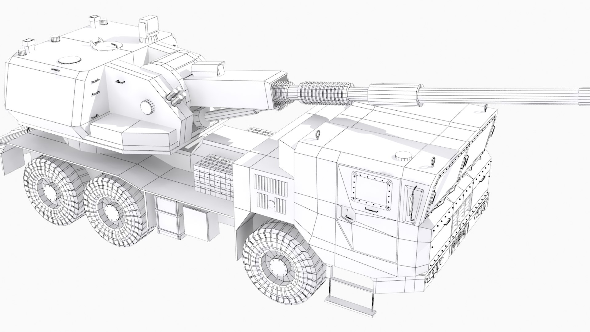 3D Chinese Sh16 Self Propelled Howitzer Model - TurboSquid 2291545