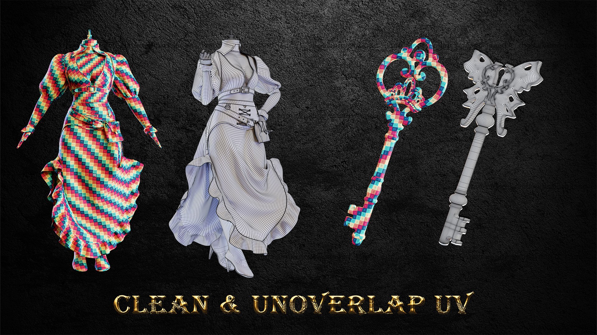 3D SPANISH DANCER OUTFIT WITH LORD KEYS - TurboSquid 2045236