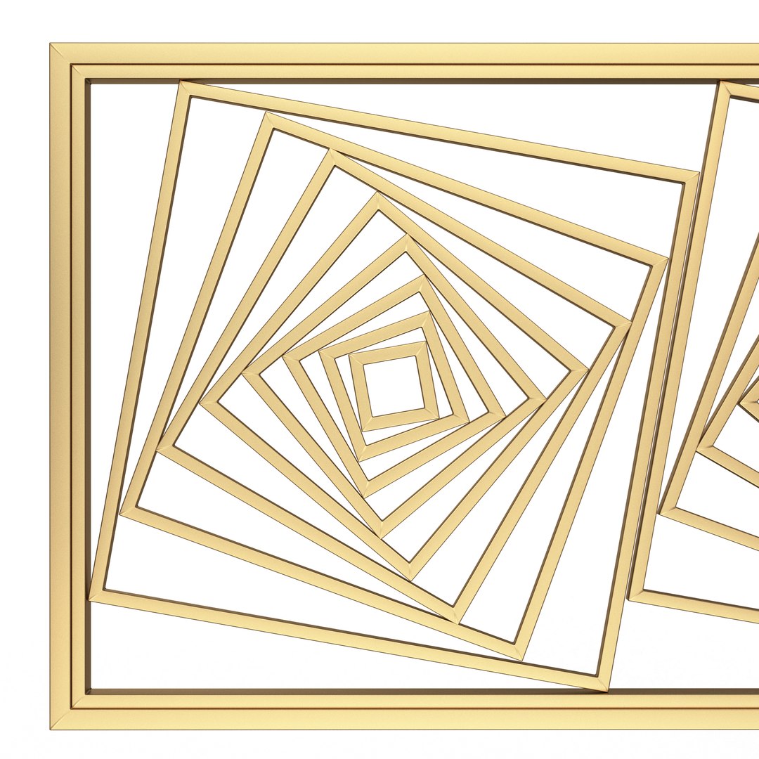 3D Model Frame Forging Iron Railing - TurboSquid 1813427