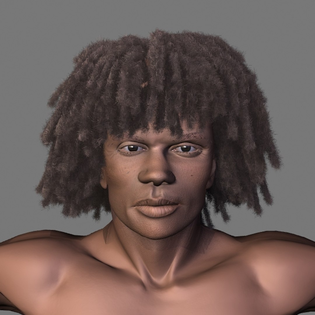Black Male 3d Model