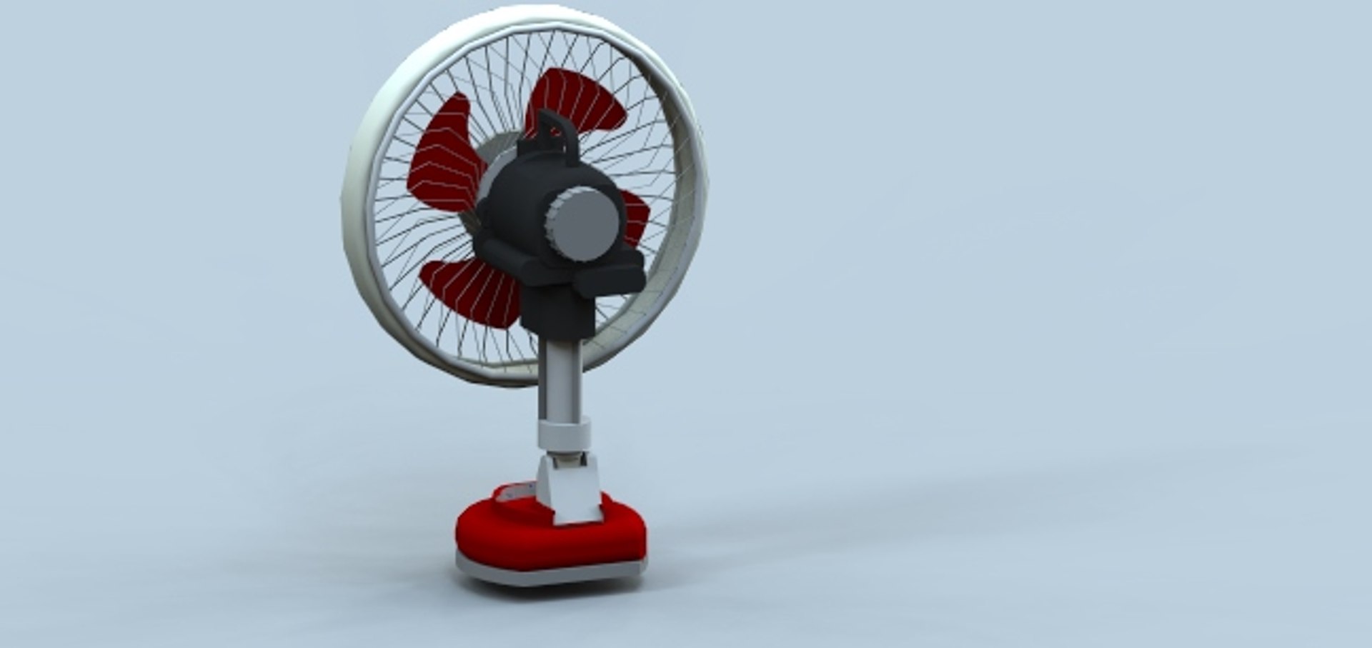 standing fan 3d model